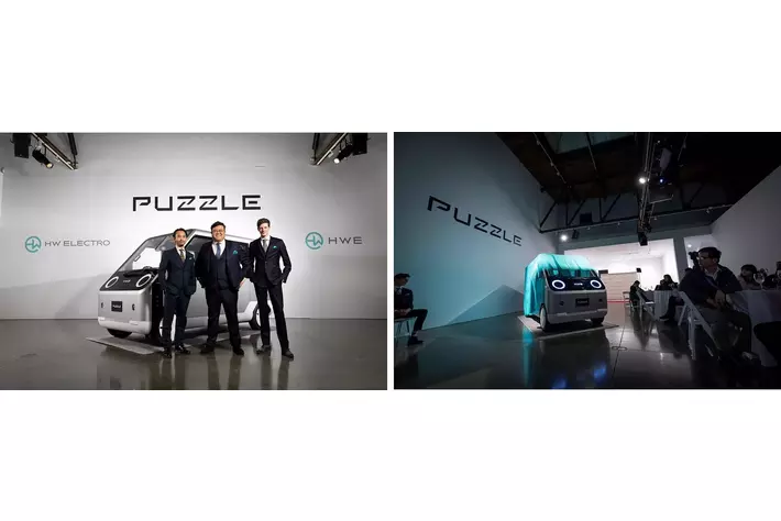 【国内初商用EVメーカー HW ELECTRO】ニューヨークにて日本発のHWEオリジナル新車種軽商用EV「PUZZLE」のコンセプトカー公式 ...