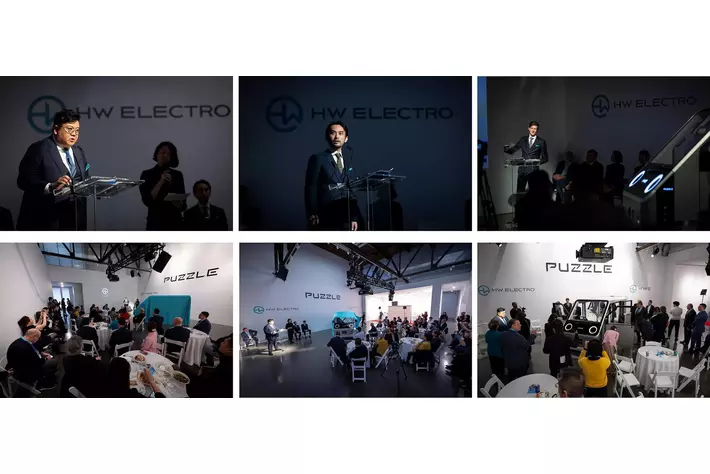 【国内初商用EVメーカー HW ELECTRO】ニューヨークにて日本発のHWEオリジナル新車種軽商用EV「PUZZLE」のコンセプトカー公式発表会を開催(画像ギャラリー No.2) | 【業界 ...